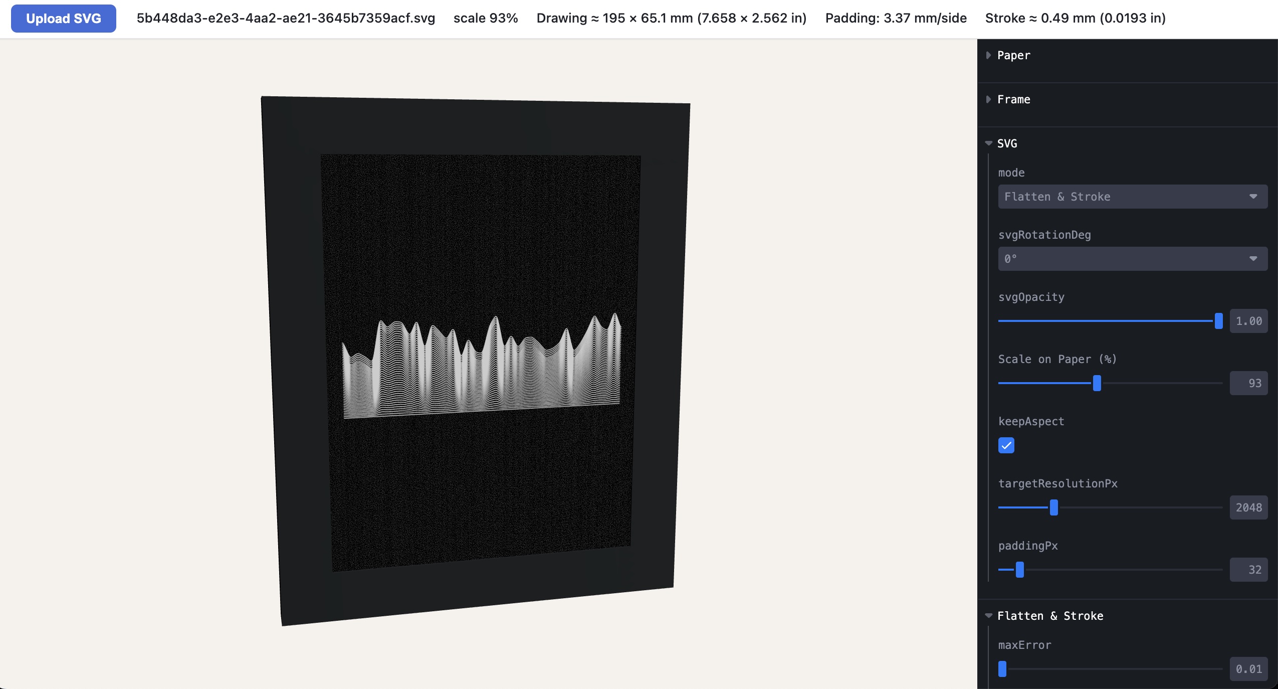 Plotter SVG Preview | Visualize Pen Plotter Artwork